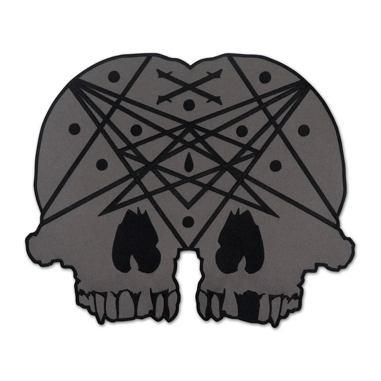 Conjoined Skull Back Patch – Bird Ov Prey