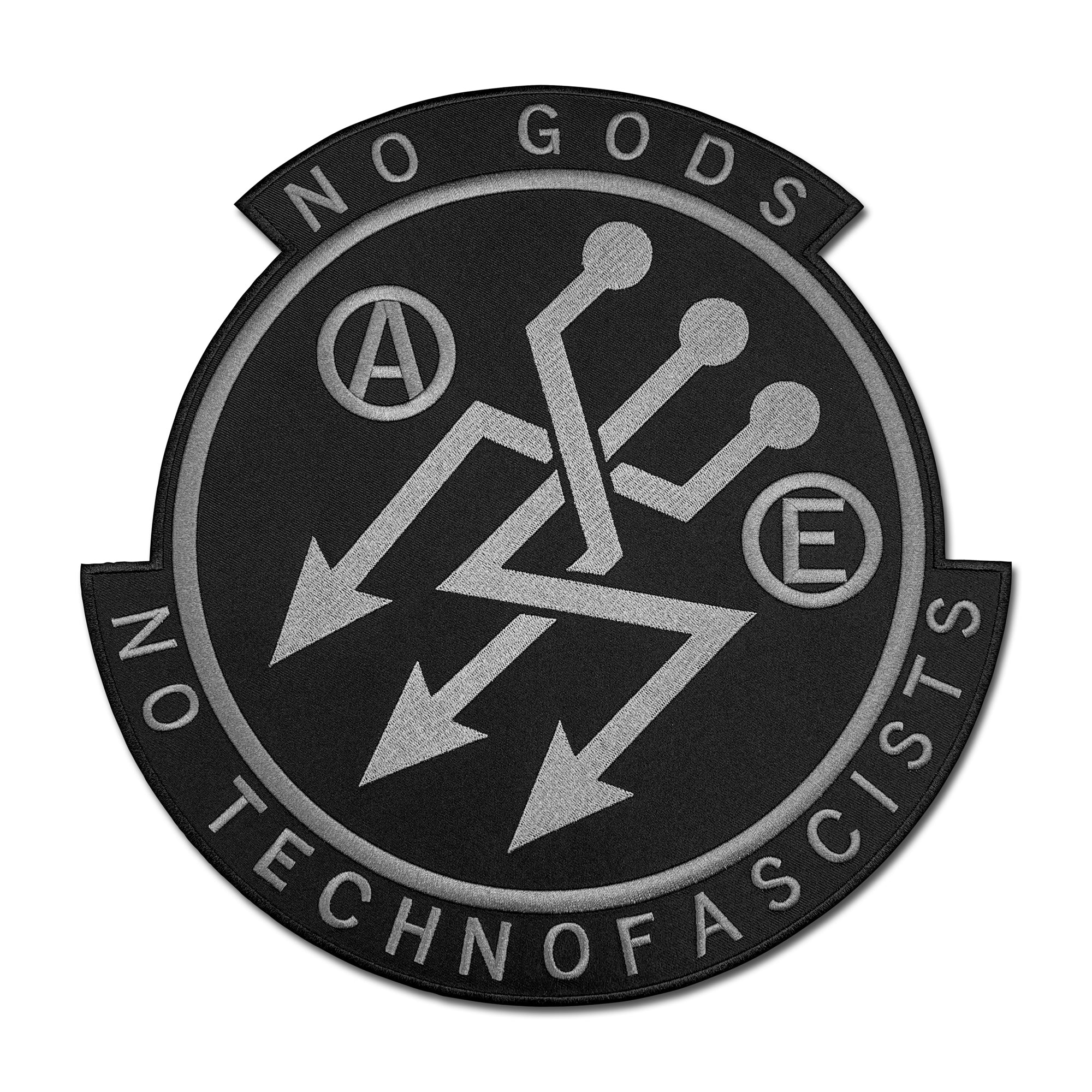 No TechnoFascists Back Patch – Bird Ov Prey