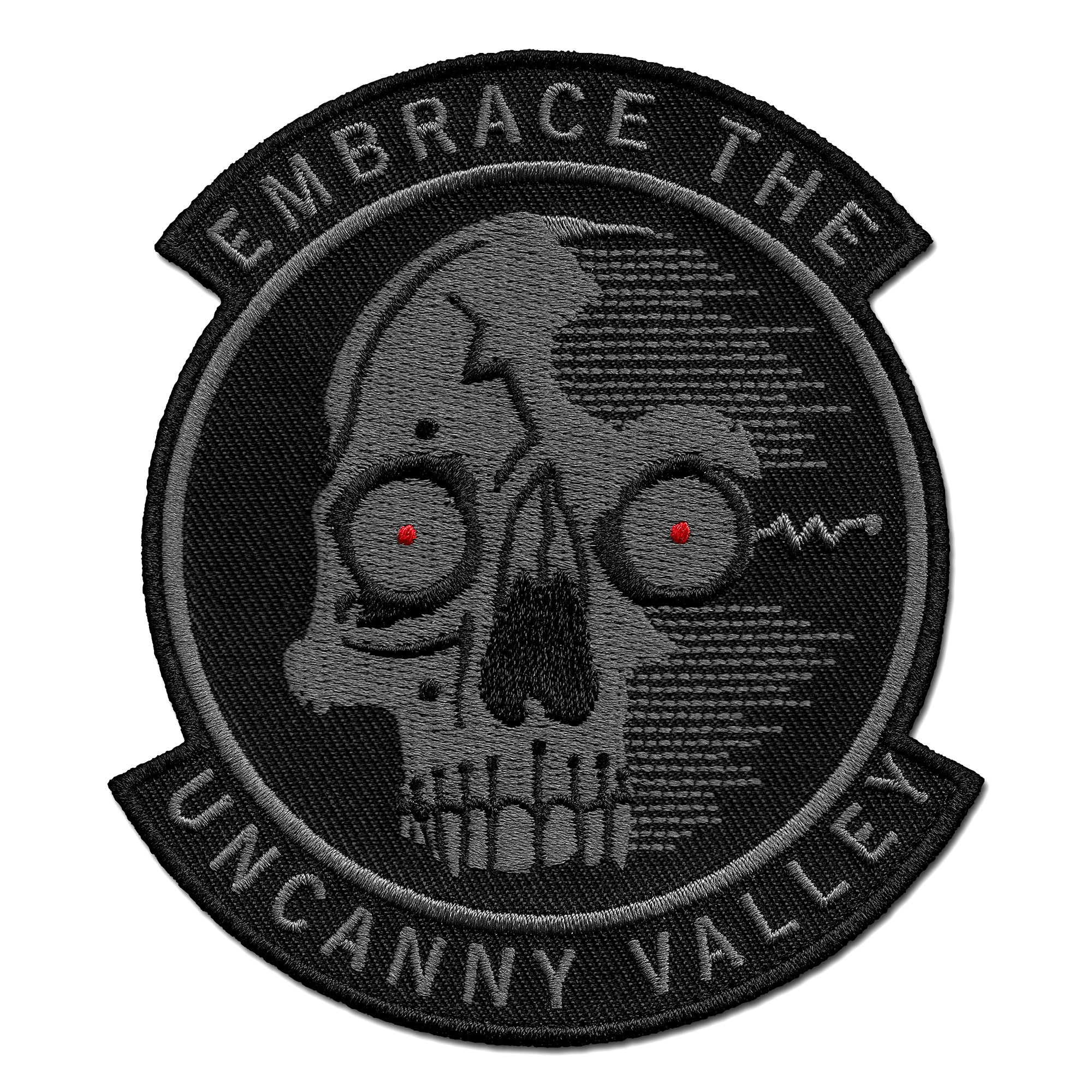 Embrace The Uncanny Valley Patch – Bird Ov Prey
